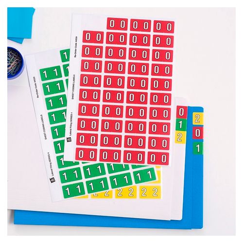 Avery Alpha Starter Kit Side Tab Label Series 4 - Blue Ink Group