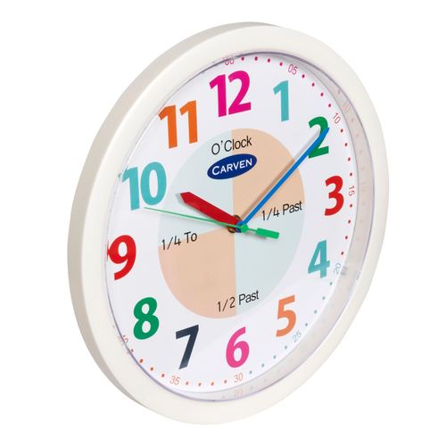 Carven Educational Clock 30mm 12 Hour - Blue Ink Group