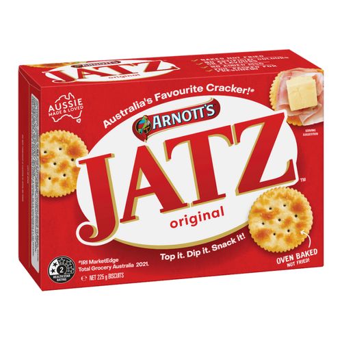 Arnotts Jatz Original Crackers 250g - Blue Ink Group