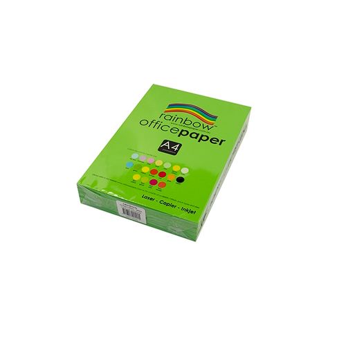 Rainbow Green Paper A4 80gsm 500 Sheets - Blue Ink Group