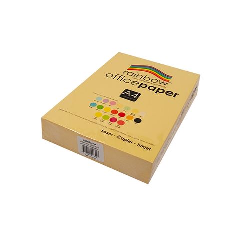 Rainbow Lemon Yellow Paper A4 80gsm 500 Sheets - Blue Ink Group