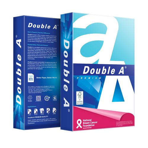 Double A Premium Copy Paper A4 80gsm White 5 Reams - Blue Ink Group