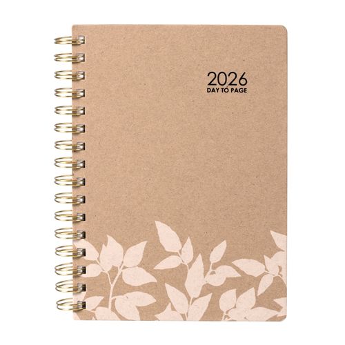 2026 Ecowise Recycled Diary A5 Day To A Page - Blue Ink Group