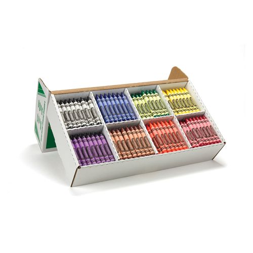 Crayola Classpack Crayons Assorted Colours Box 240 - Blue Ink Group